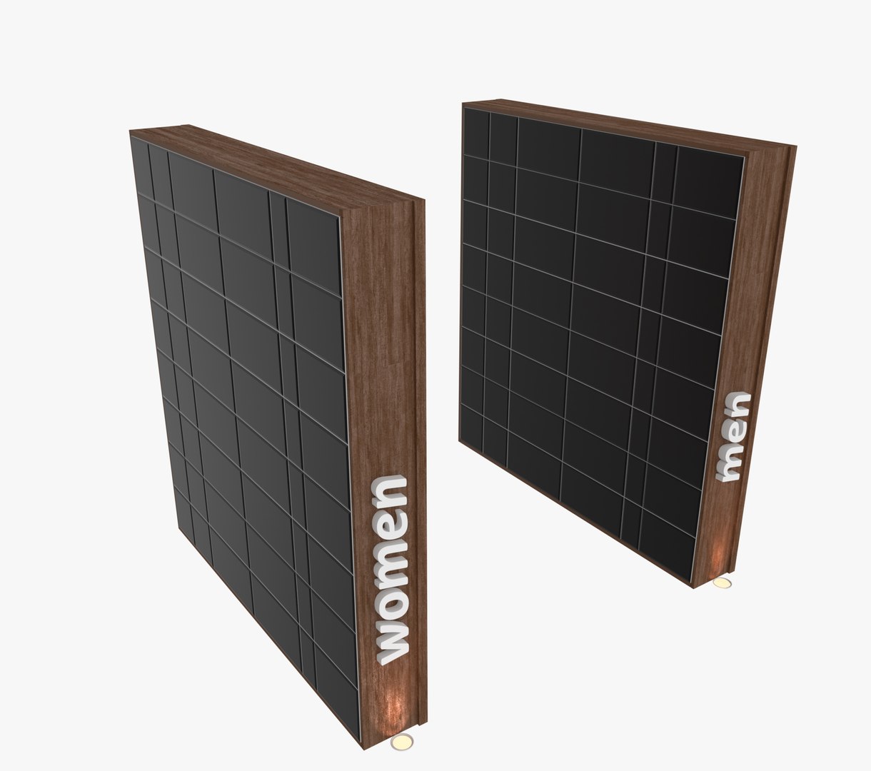 3d 3ds signs woman man