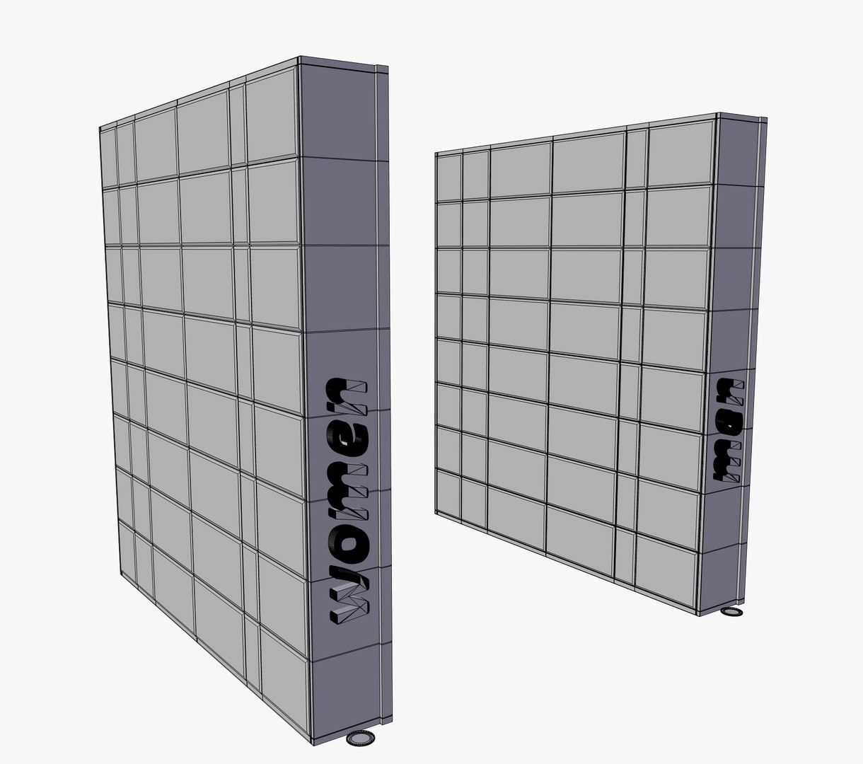 3d 3ds signs woman man