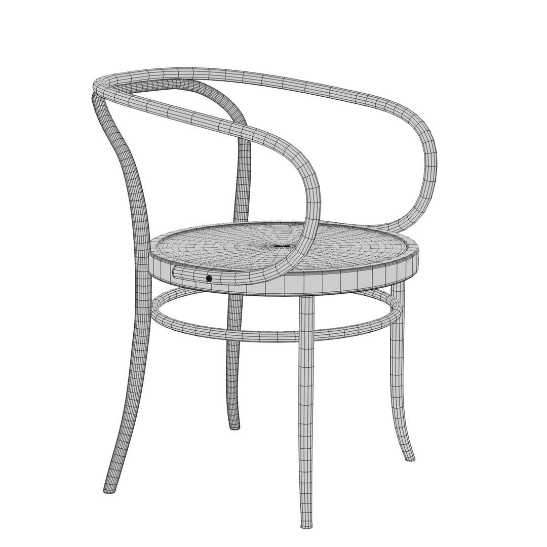 3d Thonet 209 Chair Classic Model
