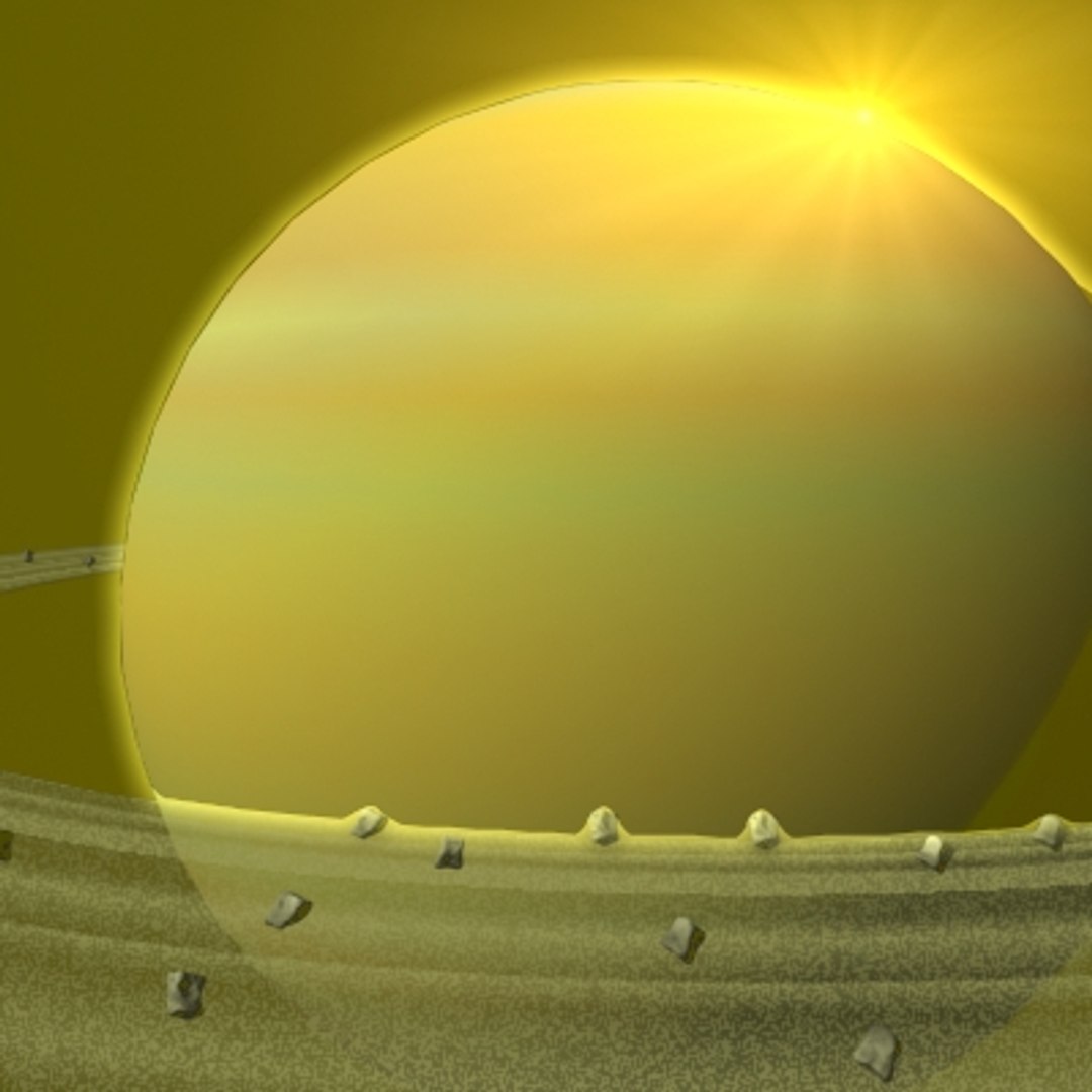 Saturn Rings 3d Model