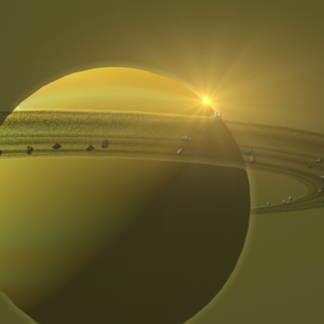 Saturn Rings 3d Model