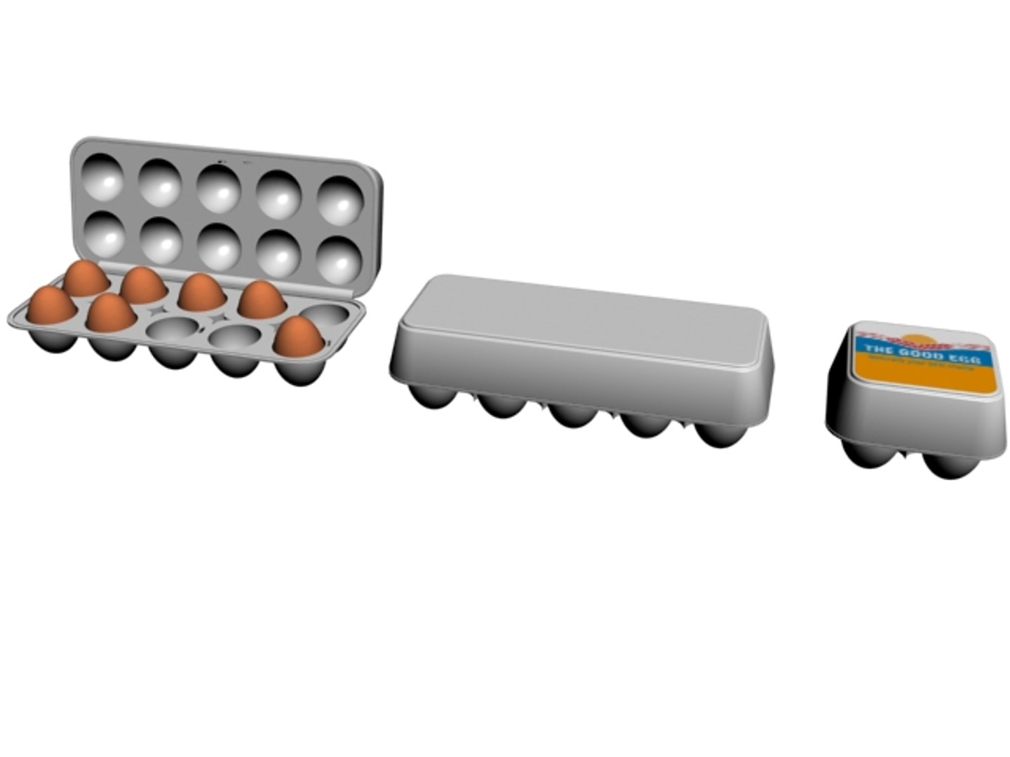 Eggbox 3D Model - TurboSquid 1448685