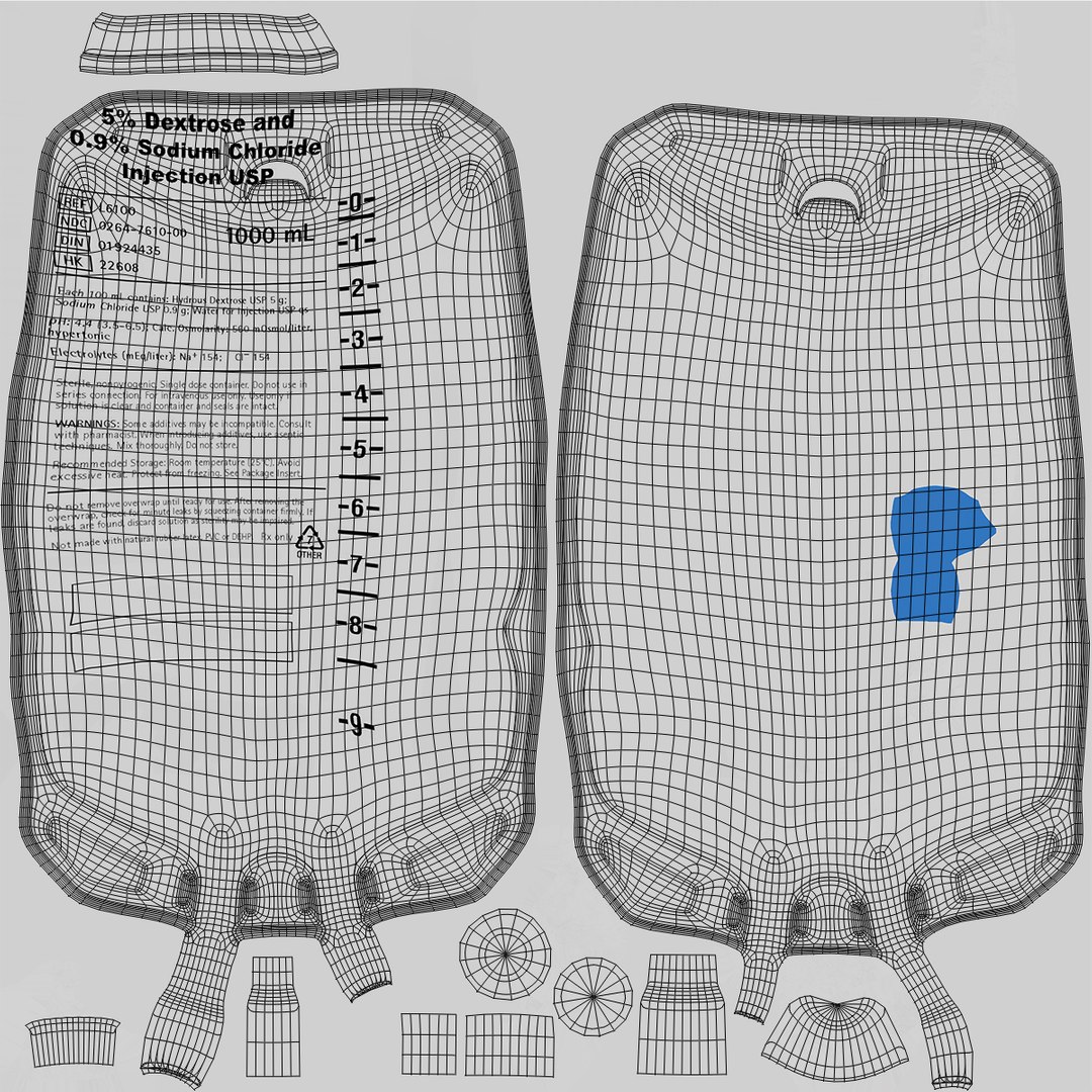 3D Model Iv Bag - TurboSquid 1296727