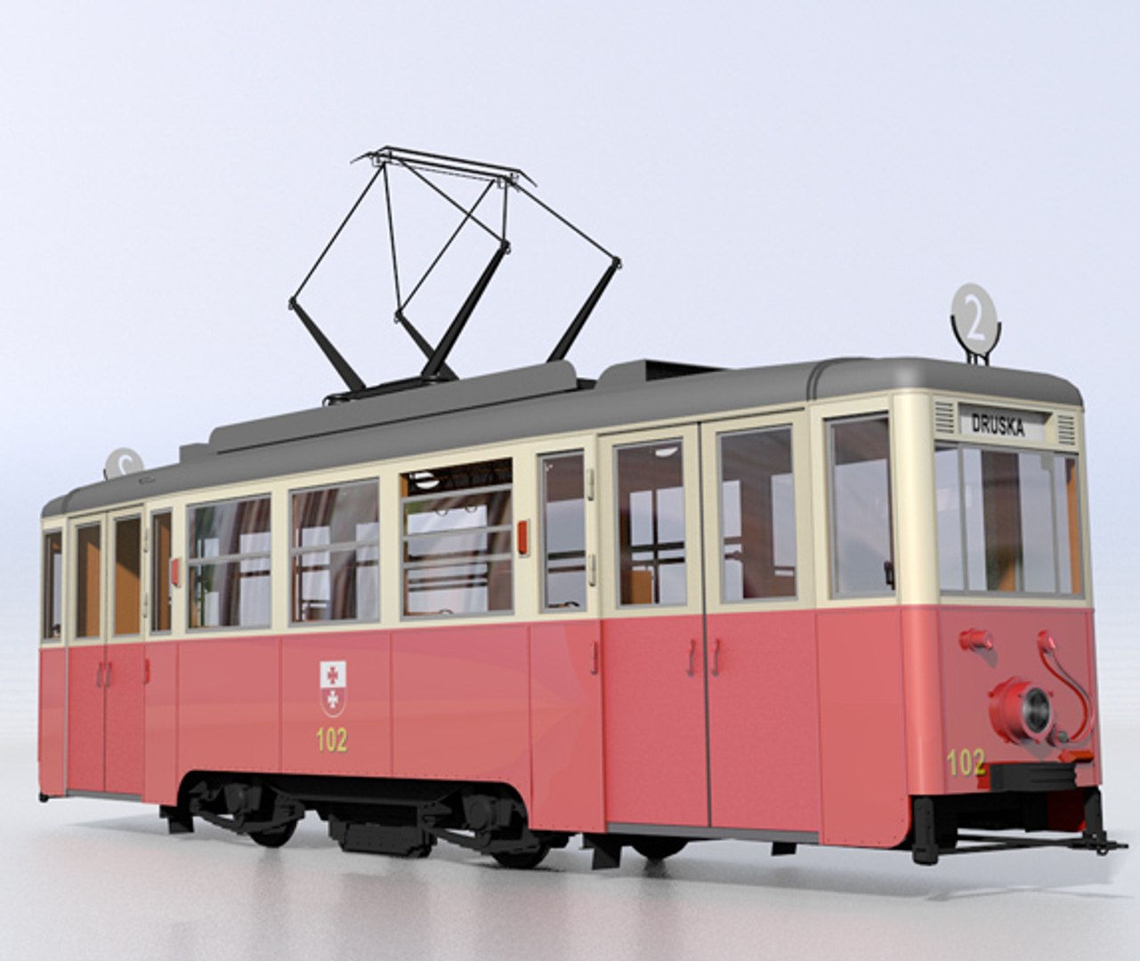 3d Konstal N1 Tram