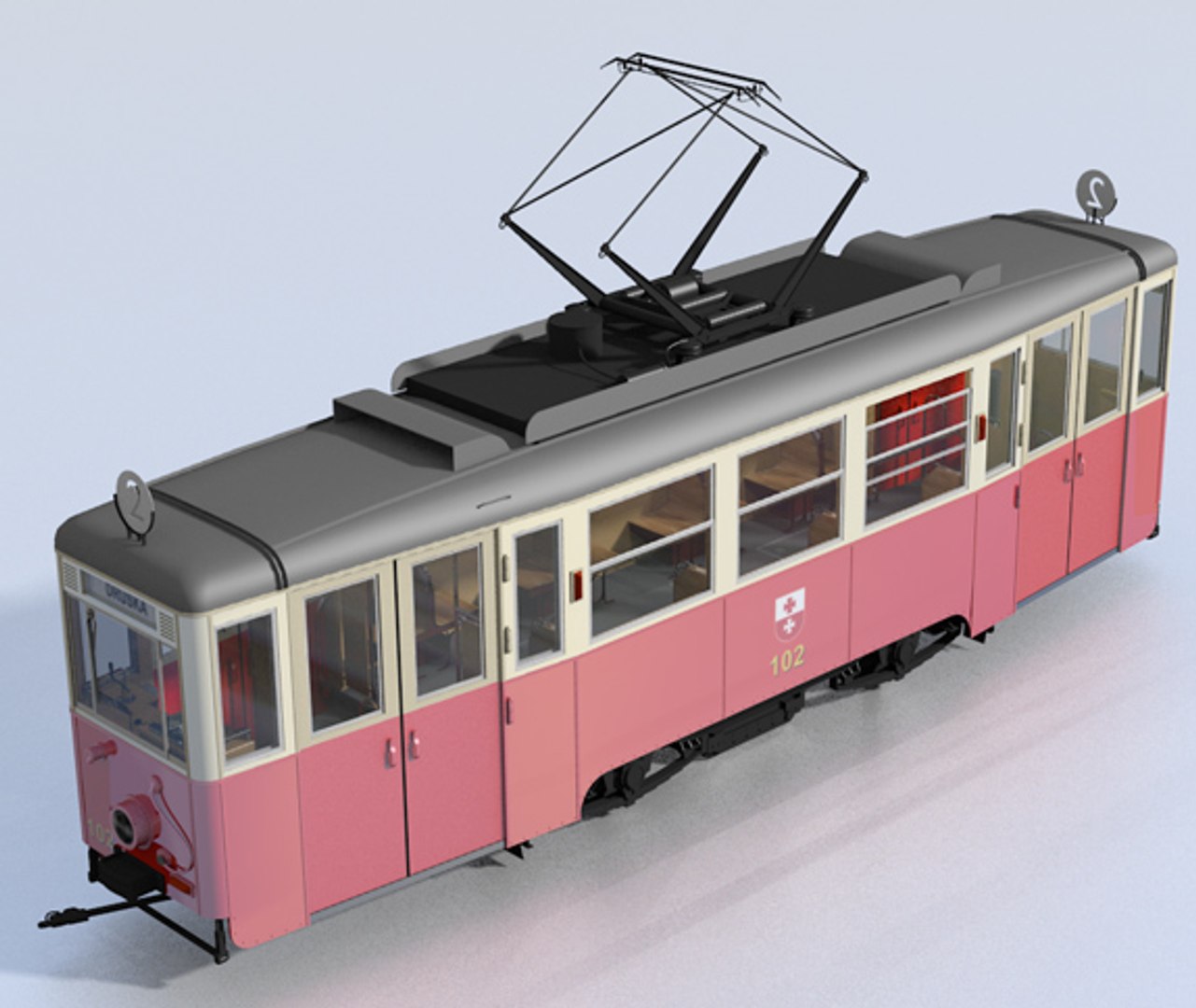 3d Konstal N1 Tram