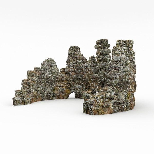 3d model castle ruins