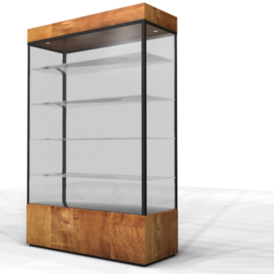 display case retail 3d model