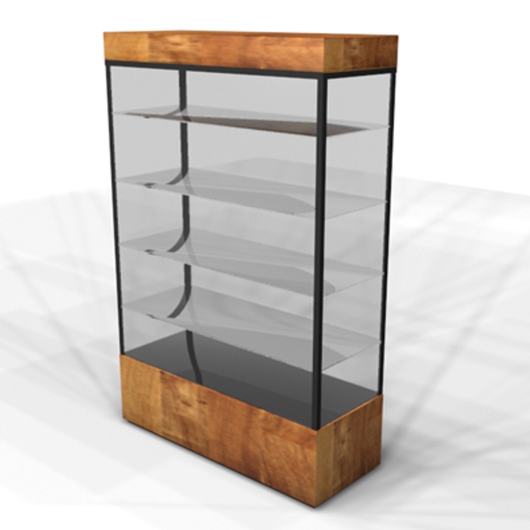 display case retail 3d model