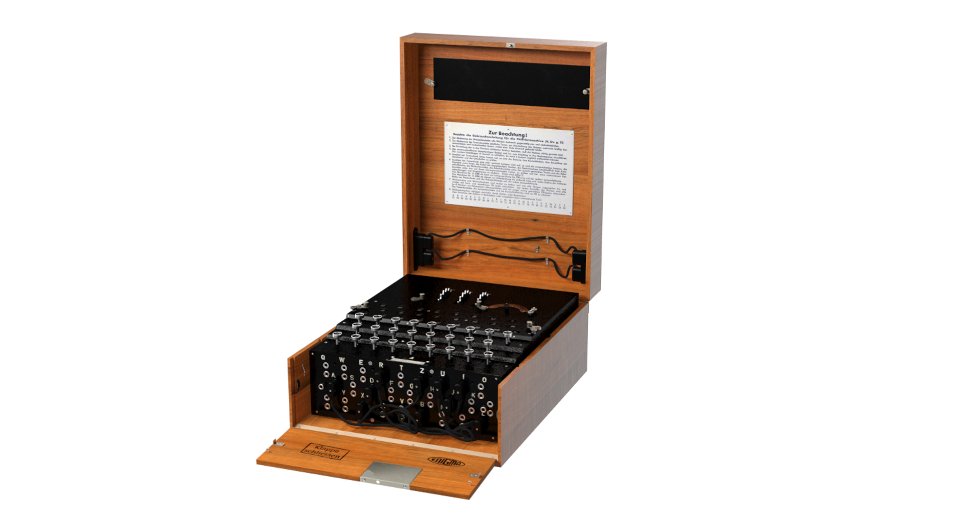 Enigma Cipher Machine 3D - TurboSquid 1382657