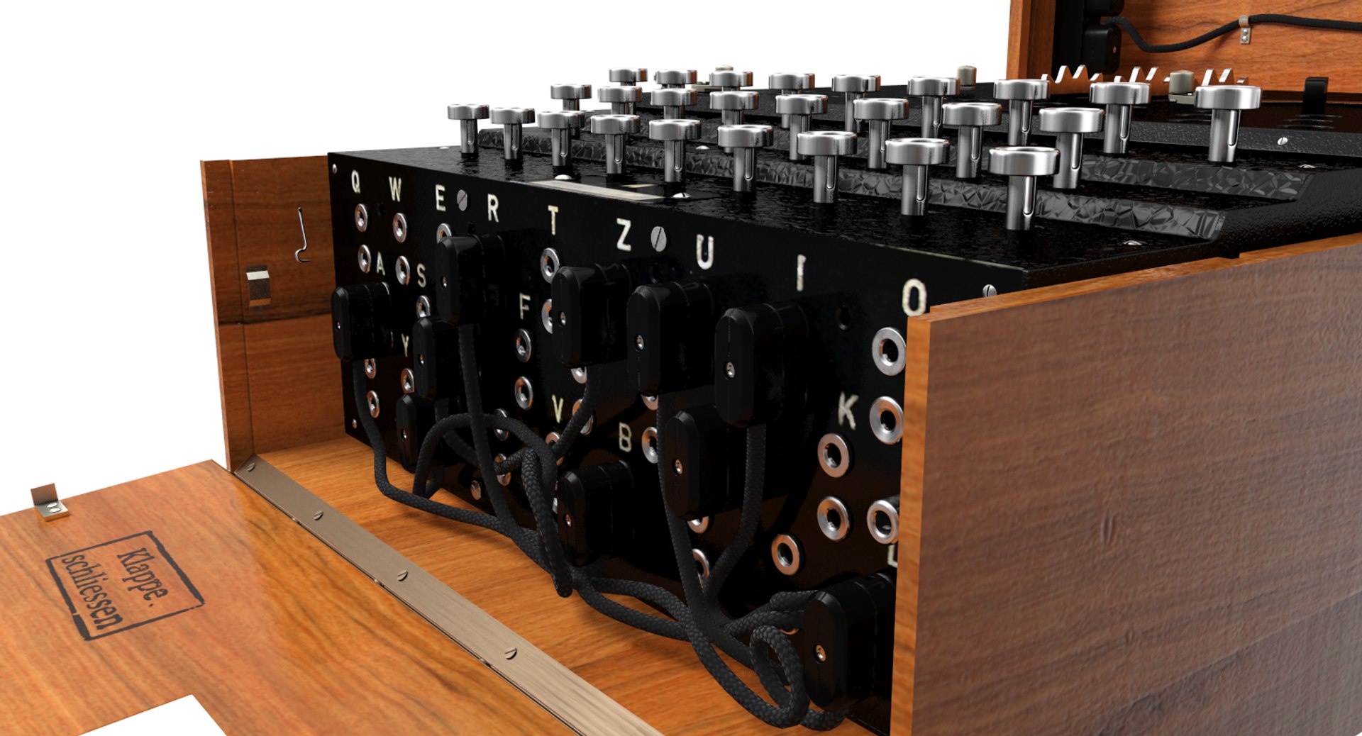 Enigma Cipher Machine 3D - TurboSquid 1382657