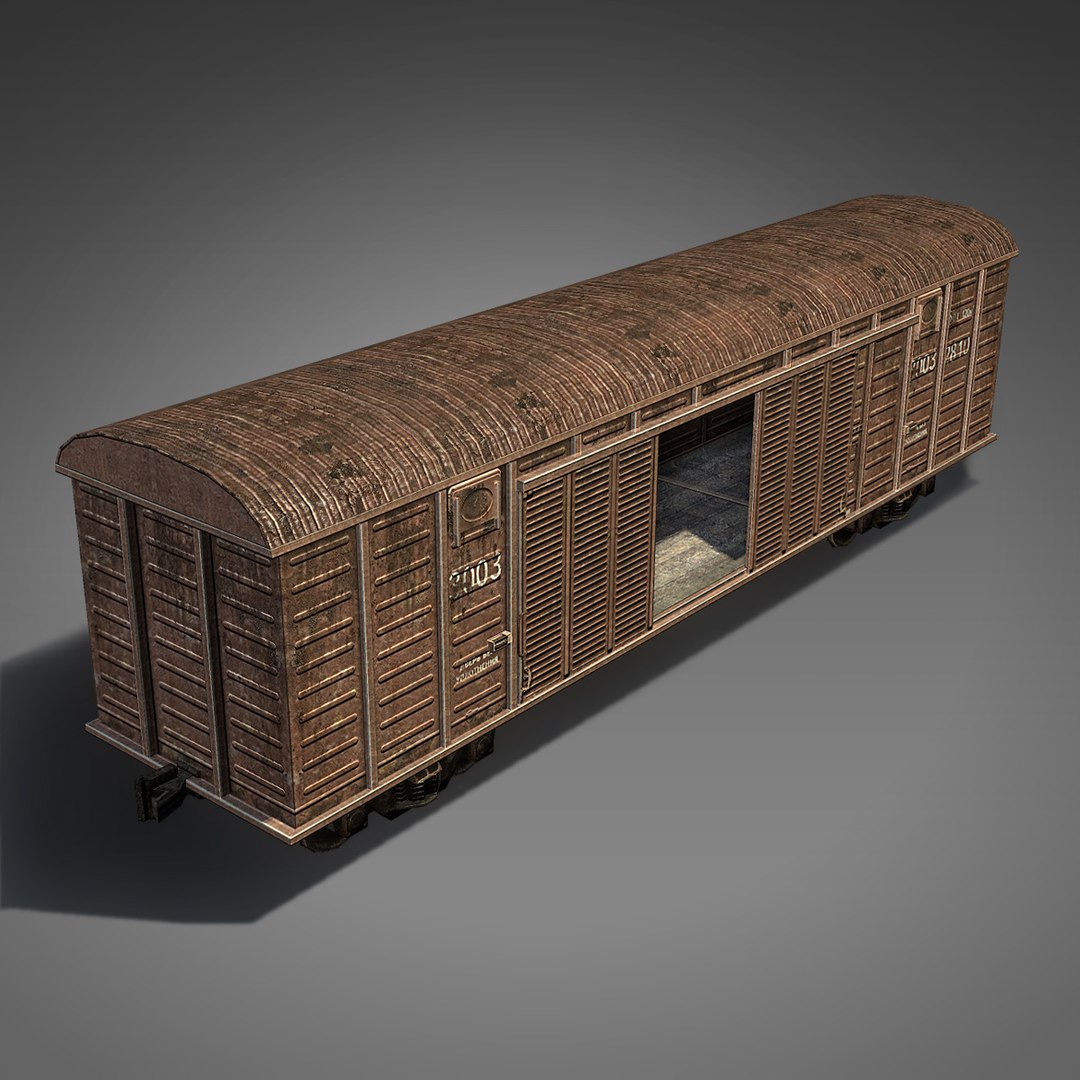Boxcar Car 3d Model