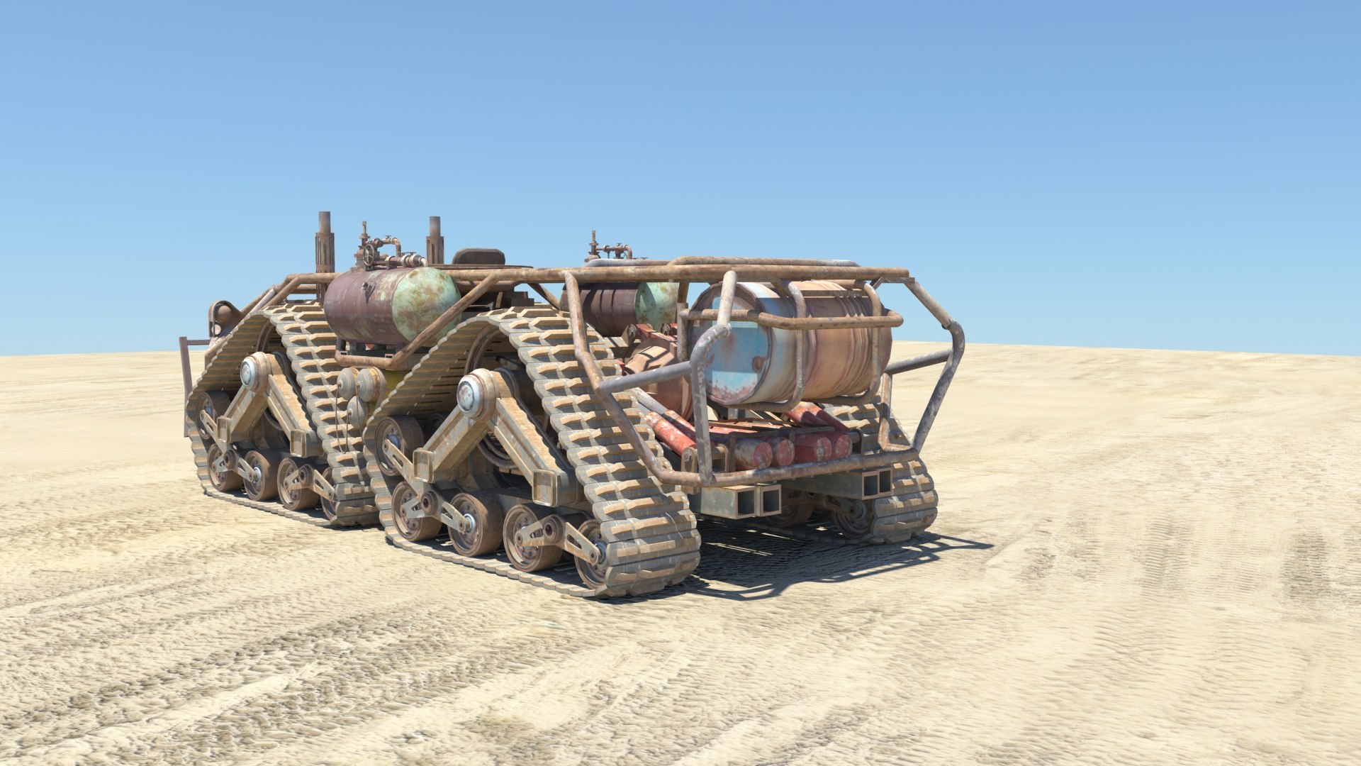 Mongo Tank Vehicle Model - TurboSquid 1285690