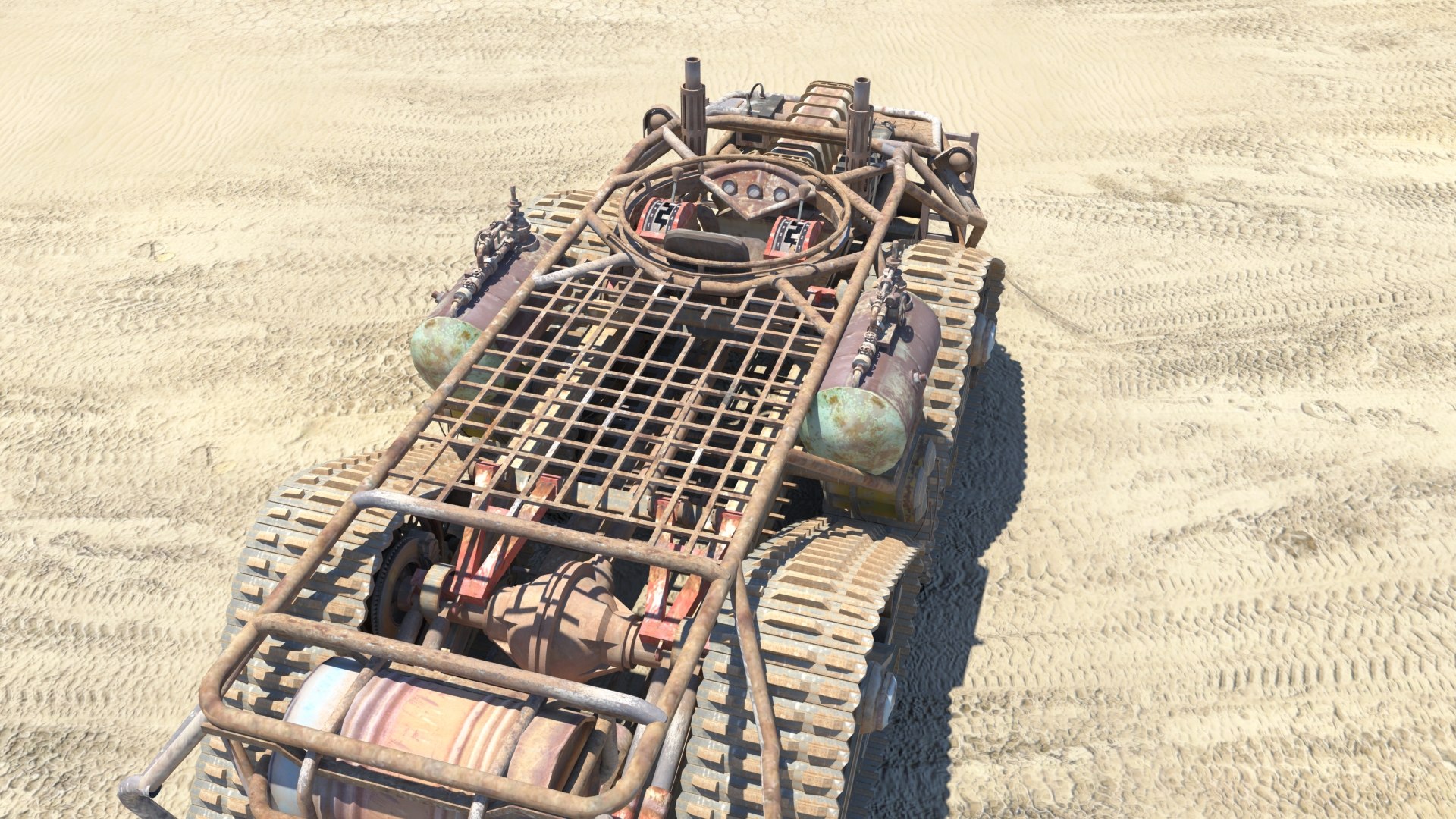 Mongo Tank Vehicle Model - TurboSquid 1285690