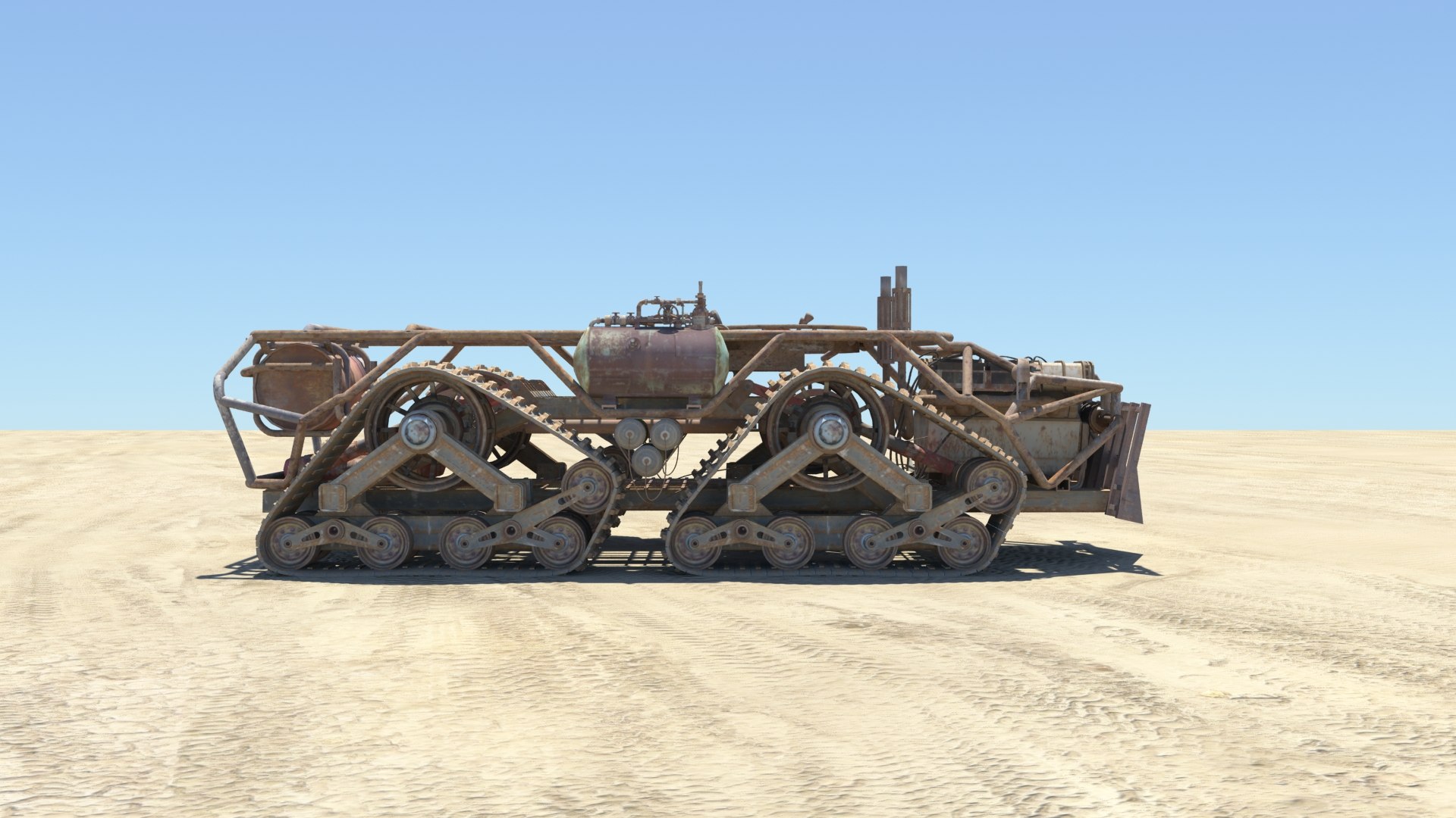 Mongo Tank Vehicle Model - TurboSquid 1285690