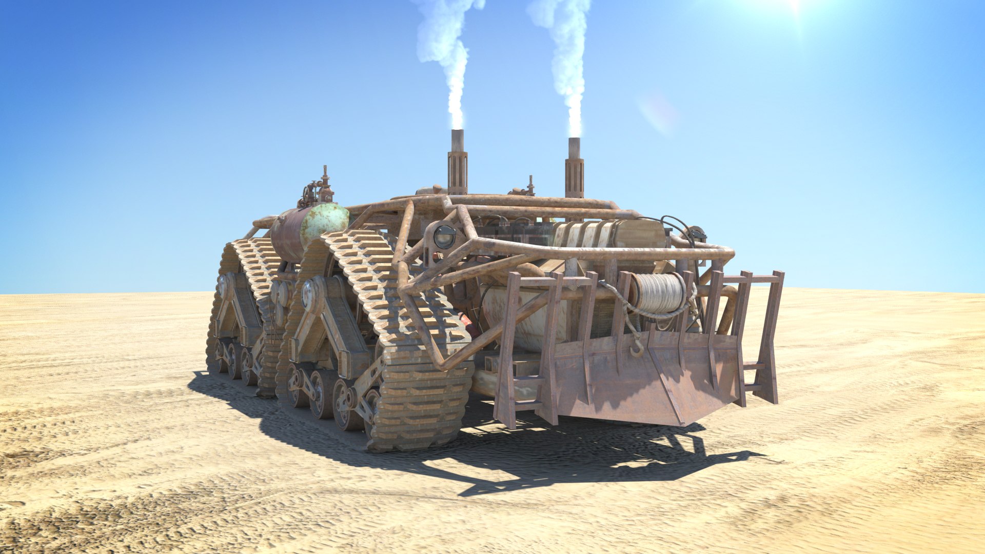 Mongo Tank Vehicle Model - TurboSquid 1285690