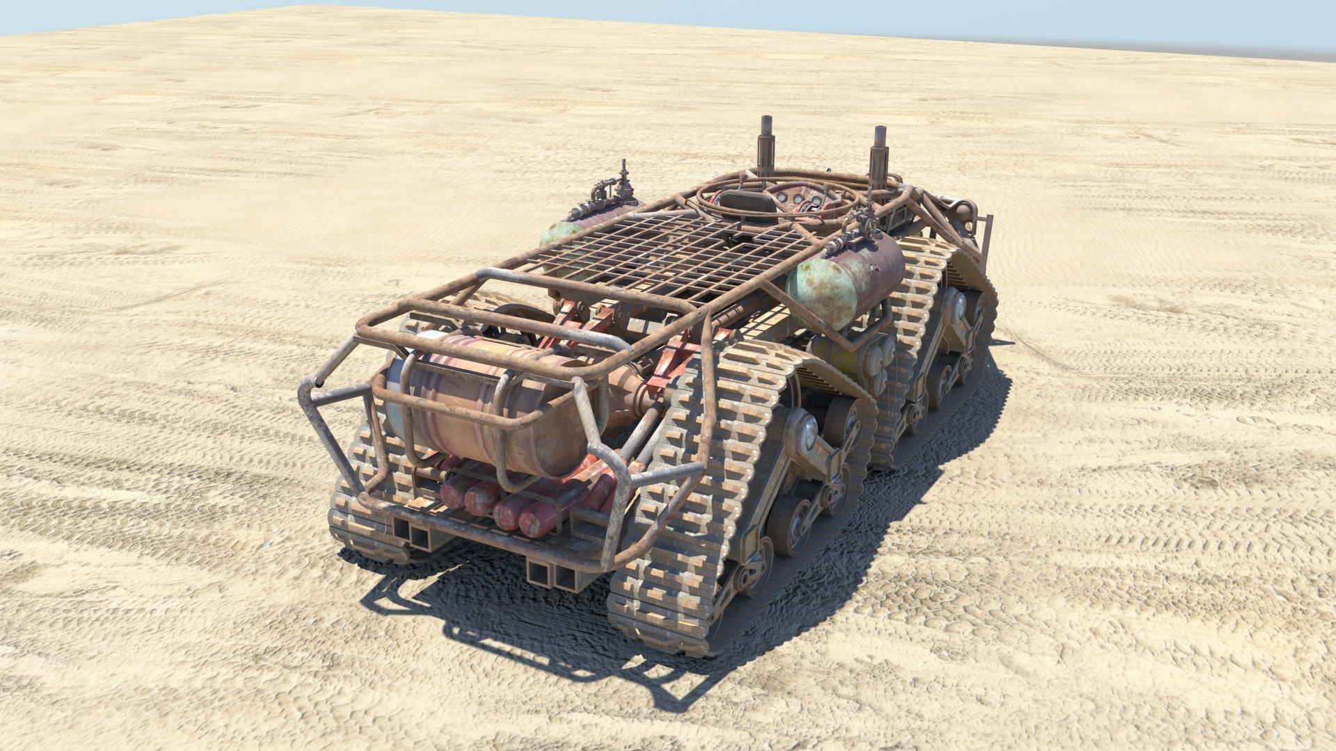 Mongo Tank Vehicle Model - TurboSquid 1285690