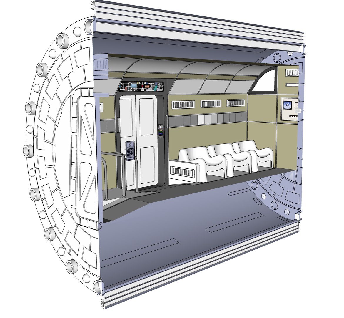 Eagle Transporter Medical 3d Obj