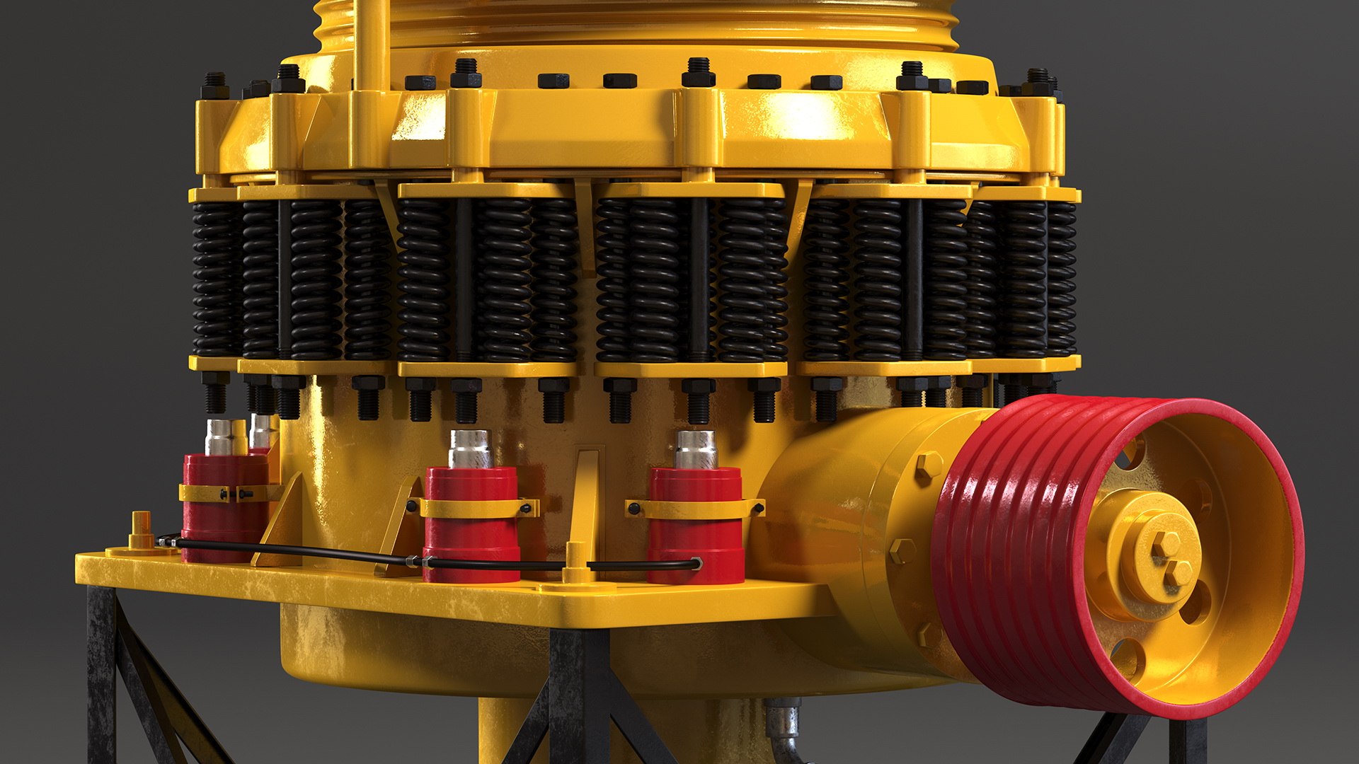 Hydraulic Cone Crusher 3D Model - TurboSquid 1980941