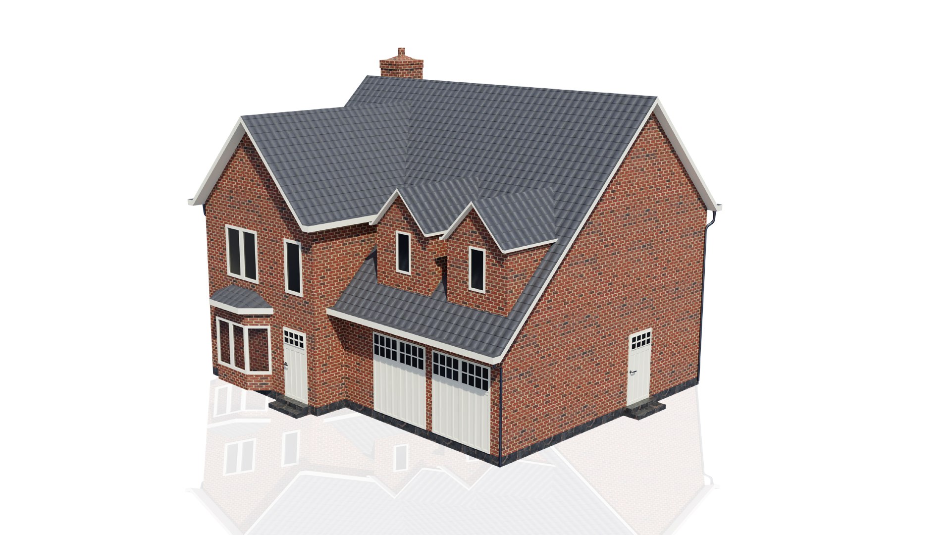 British House Design 008 Model - TurboSquid 2124912