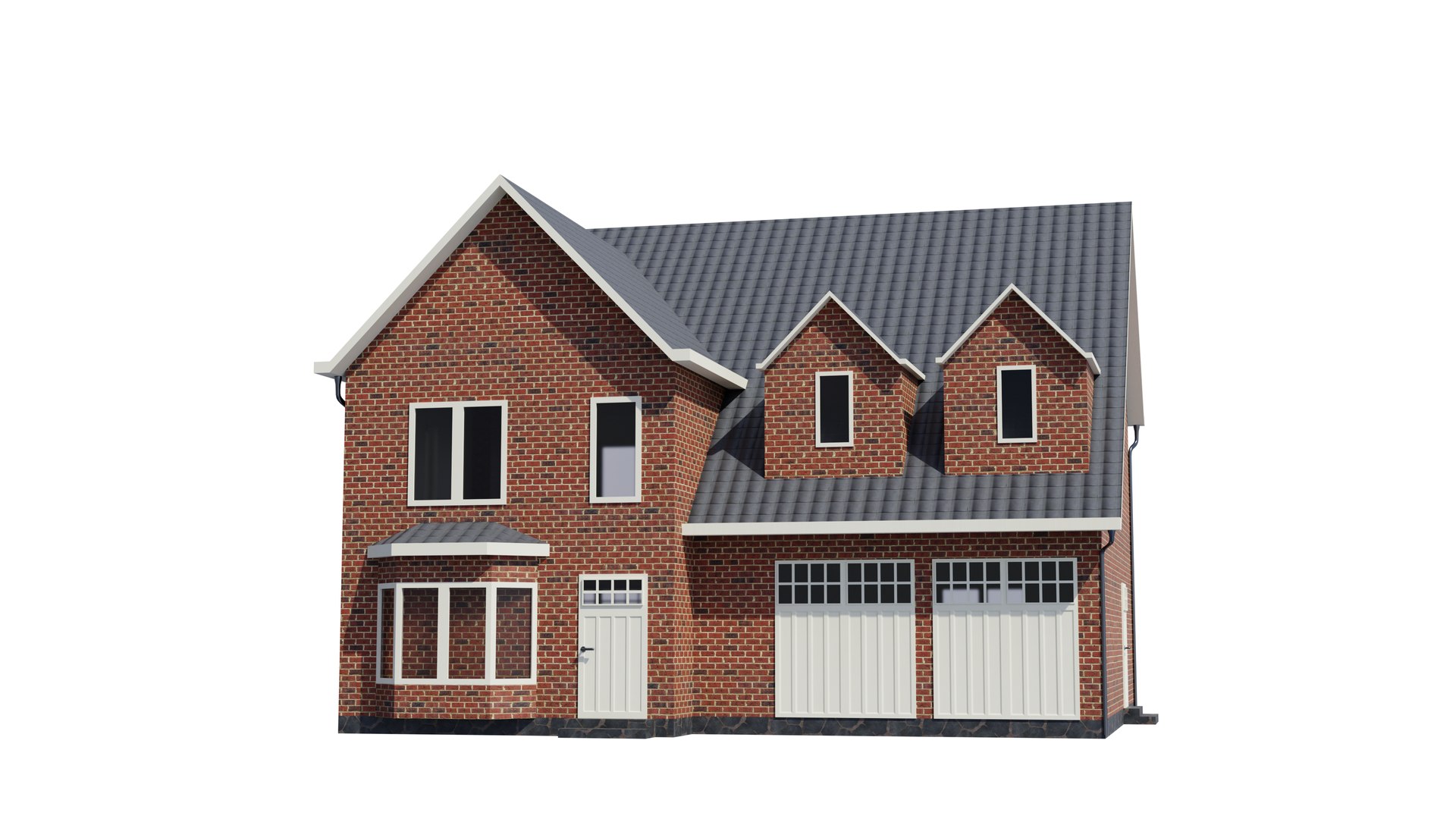 British House Design 008 Model - TurboSquid 2124912