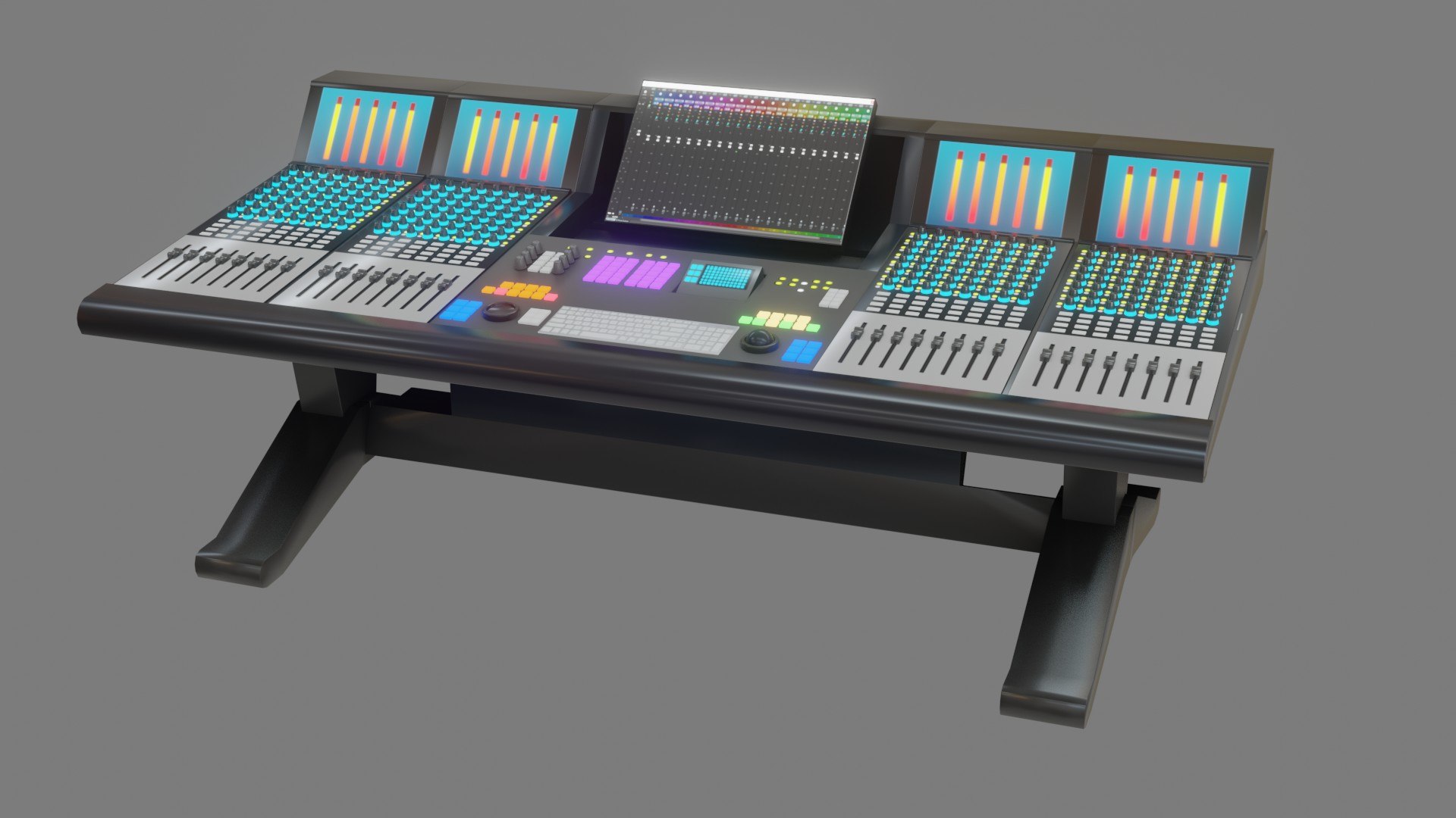 3D Digital Audio Mixer - Low Poly - GameReady - PBR model - TurboSquid ...