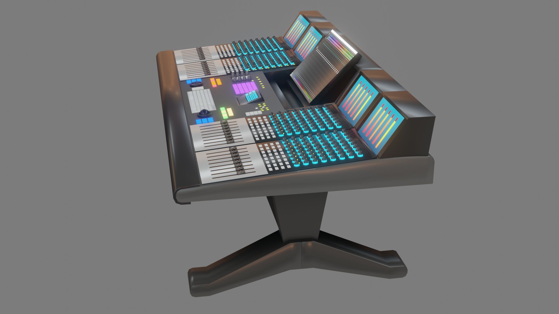 3D Digital Audio Mixer - Low Poly - GameReady - PBR model - TurboSquid ...