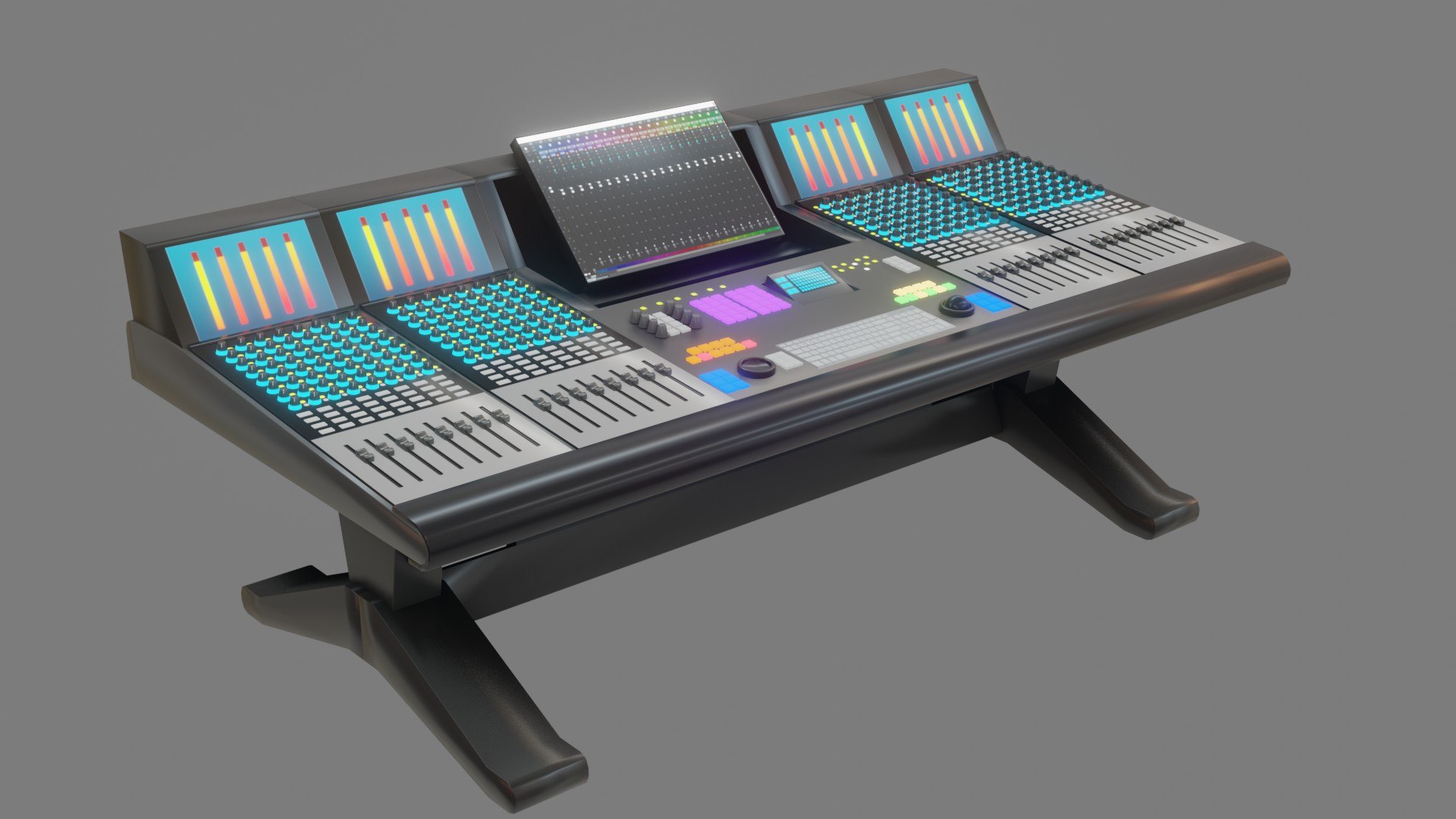 3D Digital Audio Mixer - Low Poly - GameReady - PBR model - TurboSquid ...