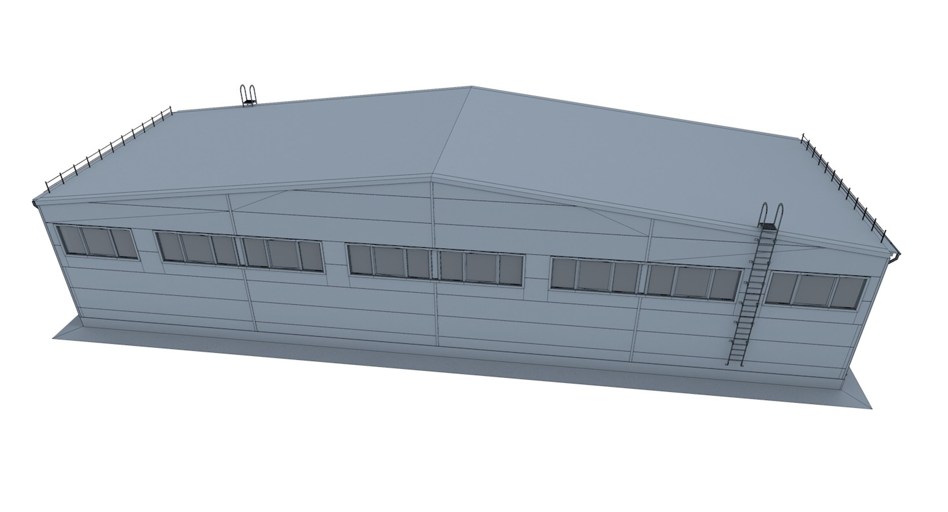 Small Town Garage Building 3D - TurboSquid 1516152
