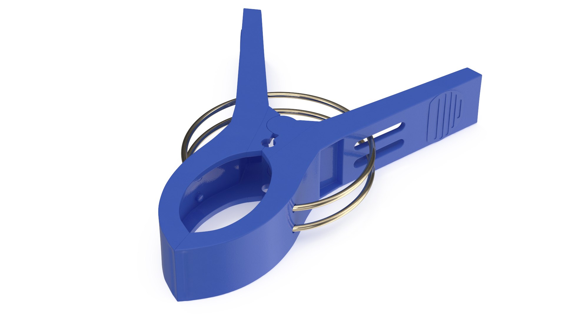 Clothes Peg Blue Plastic 3D Model - TurboSquid 1984557