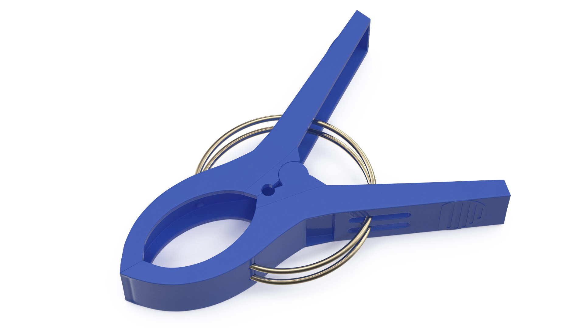 Clothes Peg Blue Plastic 3D Model - TurboSquid 1984557
