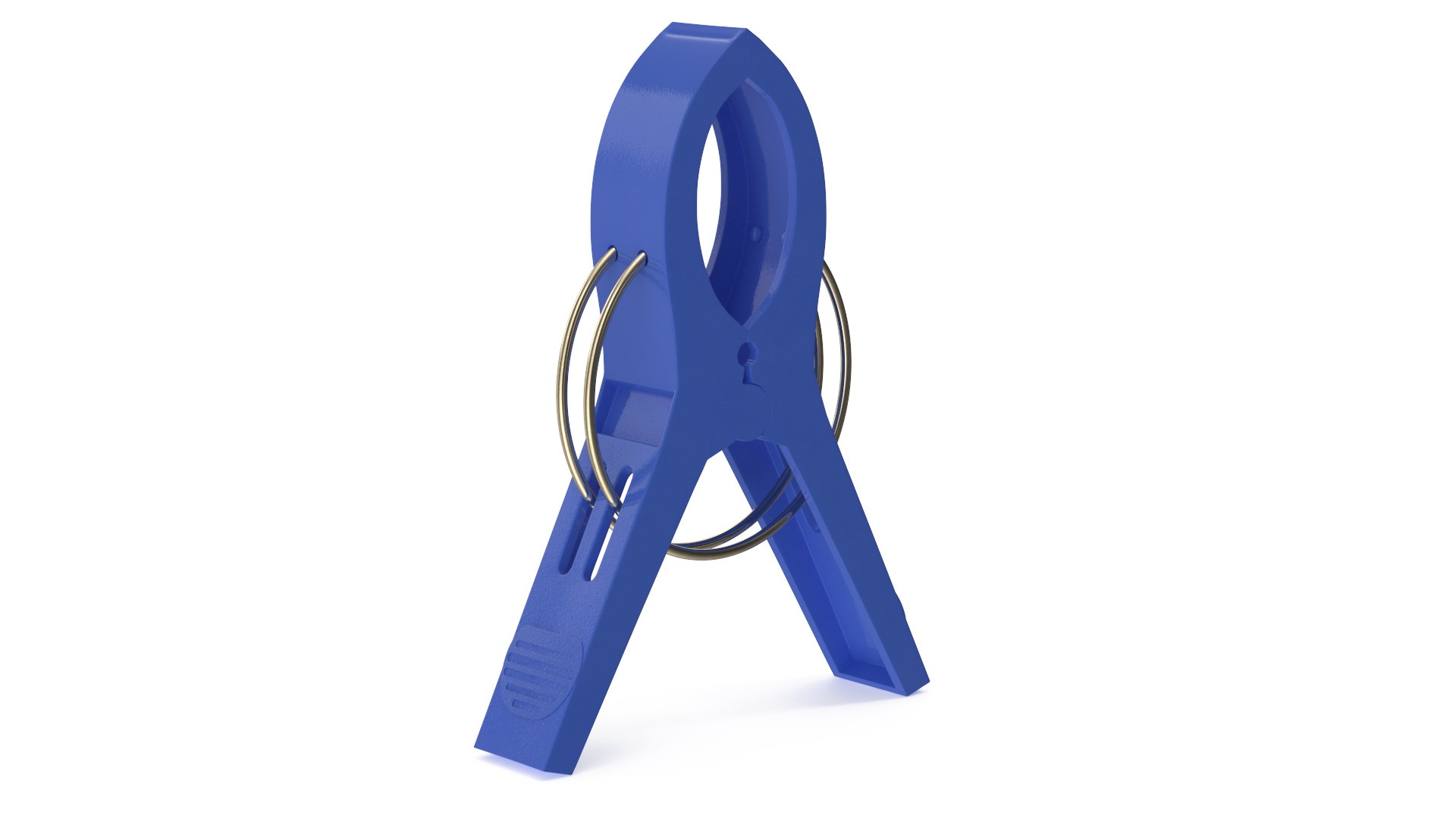Clothes Peg Blue Plastic 3D Model - TurboSquid 1984557