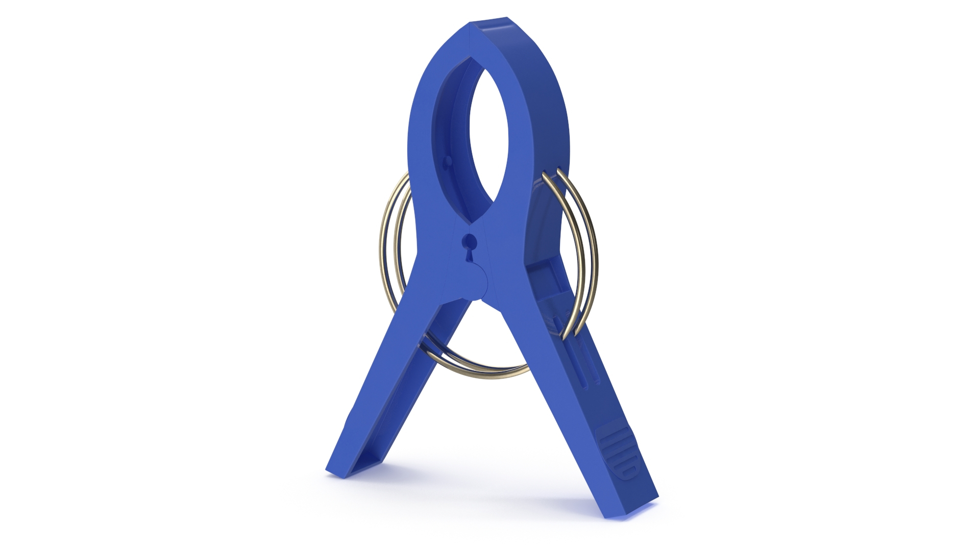 Clothes Peg Blue Plastic 3D Model - TurboSquid 1984557