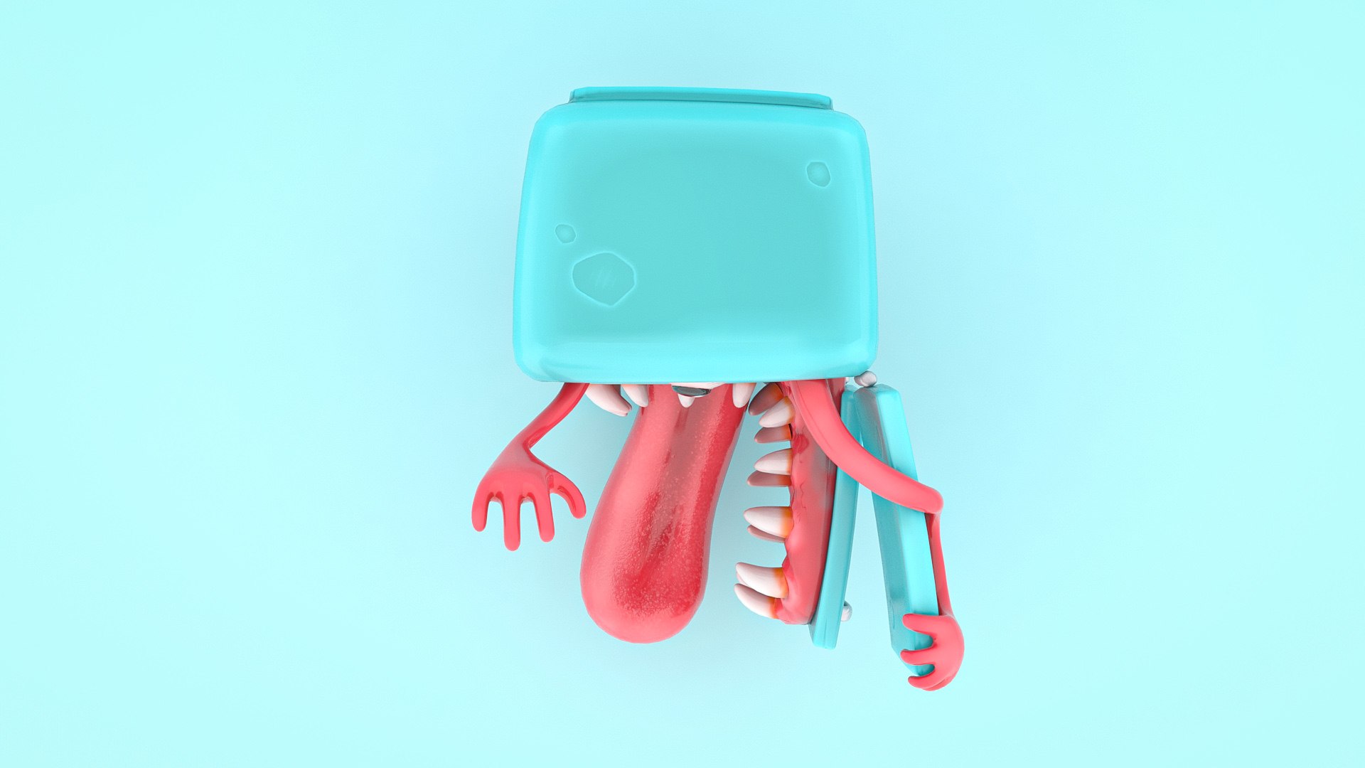 Evil Fridge 3D Model - TurboSquid 1899415