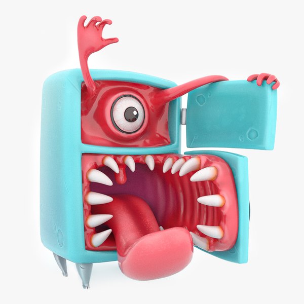 Evil Fridge 3D model - TurboSquid 1899415