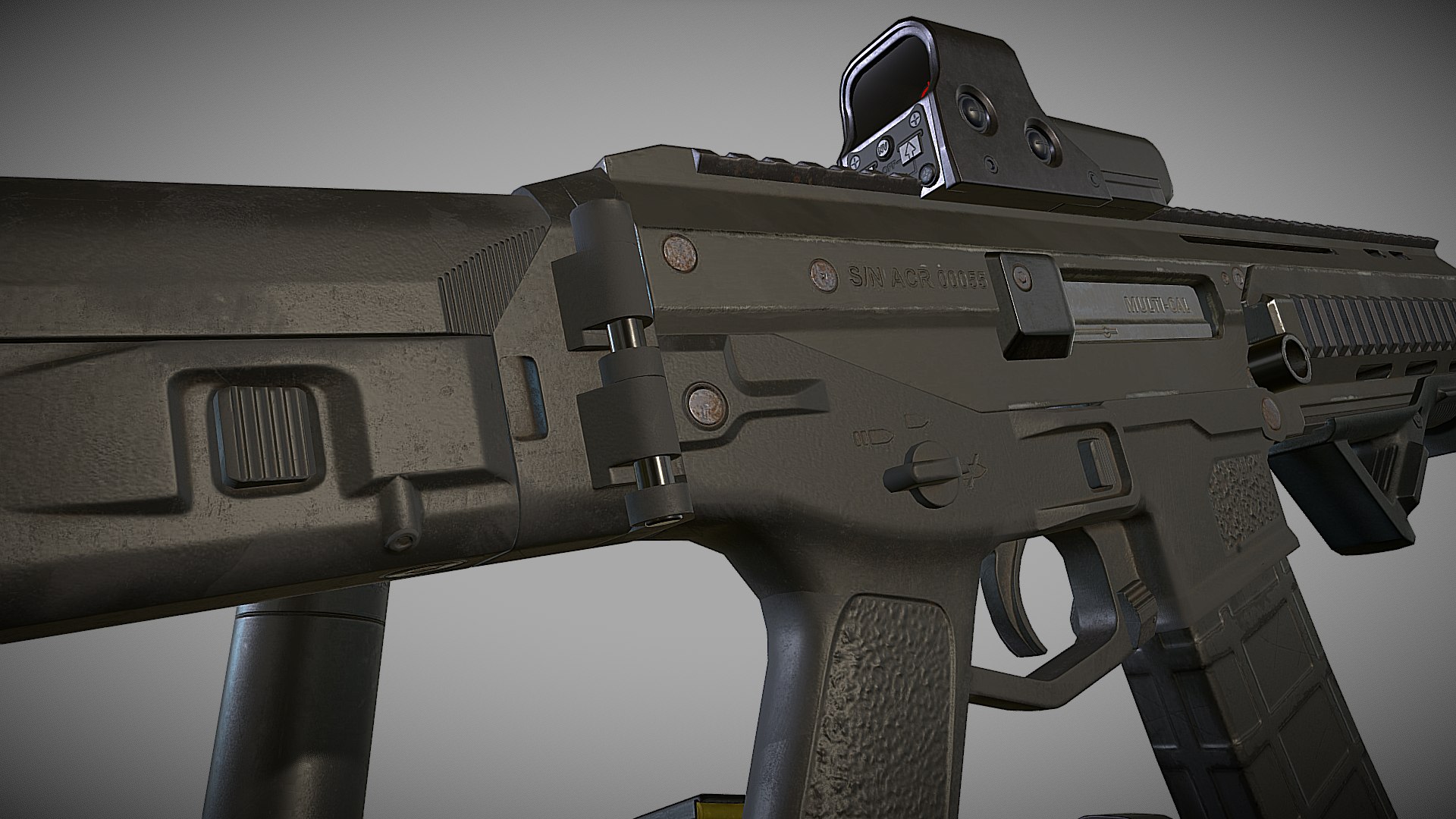 Adaptive Combat Rifle 3D - TurboSquid 1814272