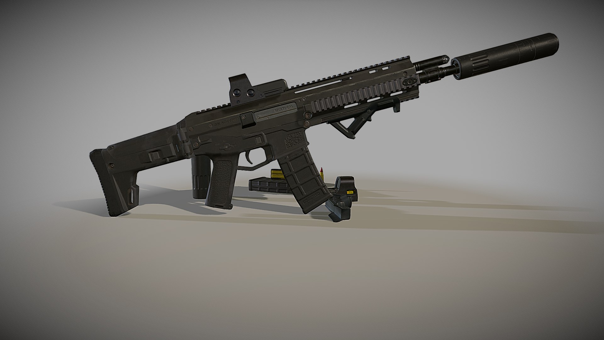 Adaptive Combat Rifle 3D - TurboSquid 1814272