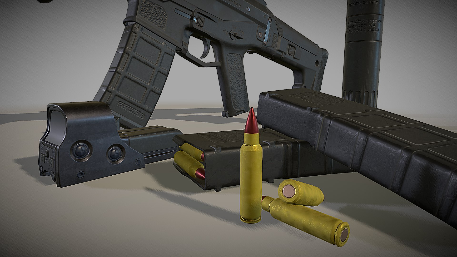 Adaptive Combat Rifle 3D - TurboSquid 1814272