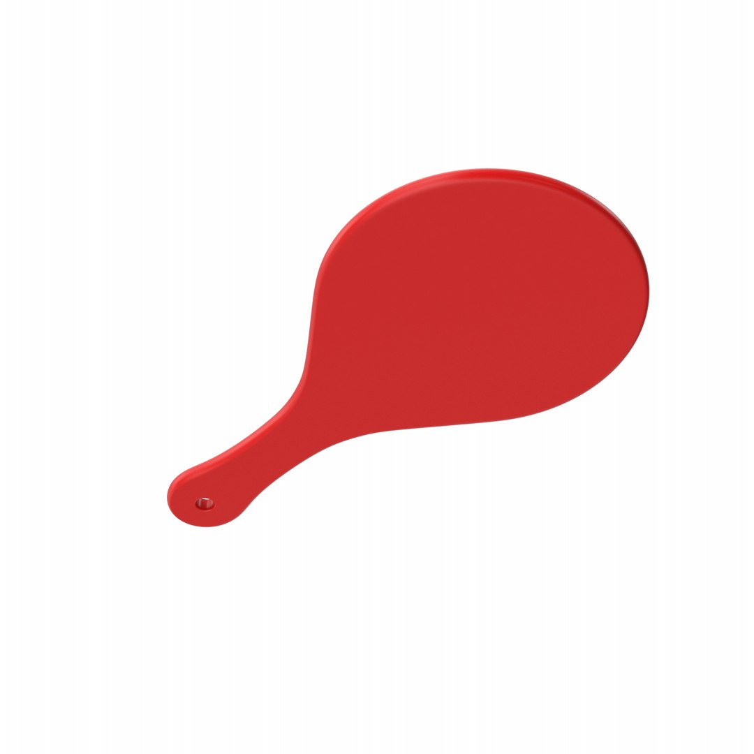 Red Hand Mirror 3D Model - TurboSquid 1917199