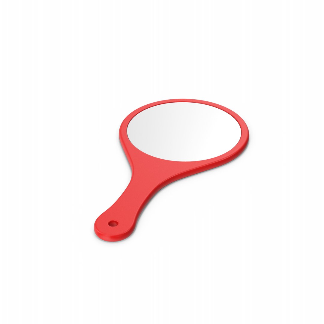 Red Hand Mirror 3D Model - TurboSquid 1917199