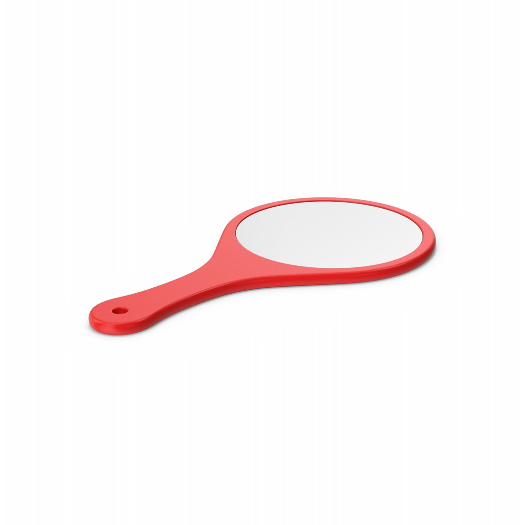 Red Hand Mirror 3D Model - TurboSquid 1917199