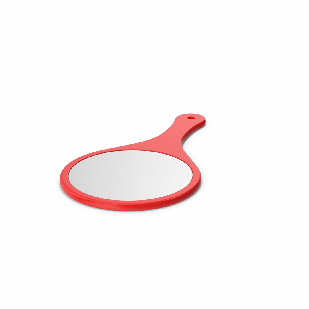 Red Hand Mirror 3D Model - TurboSquid 1917199