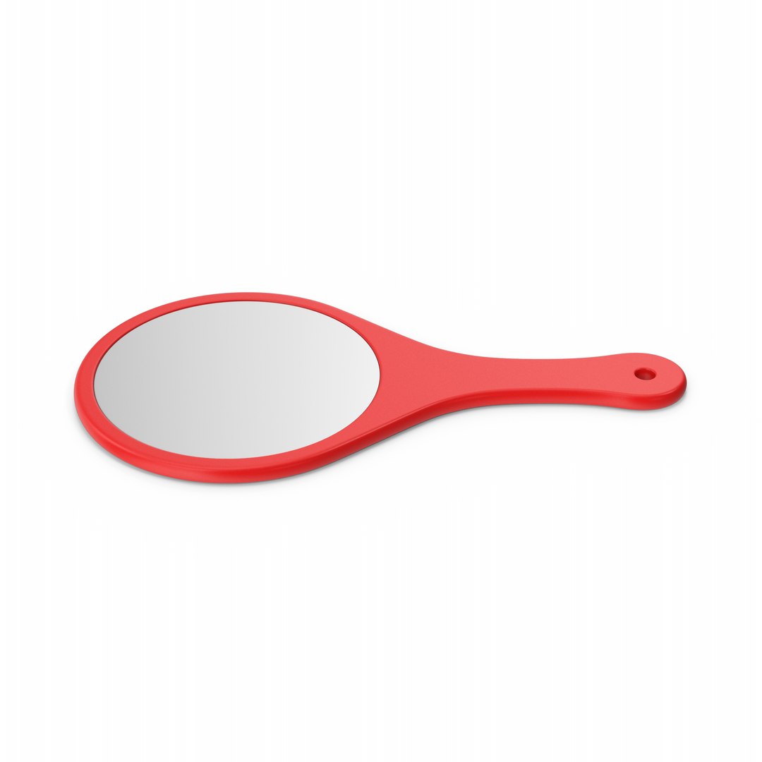 Red Hand Mirror 3D Model - TurboSquid 1917199