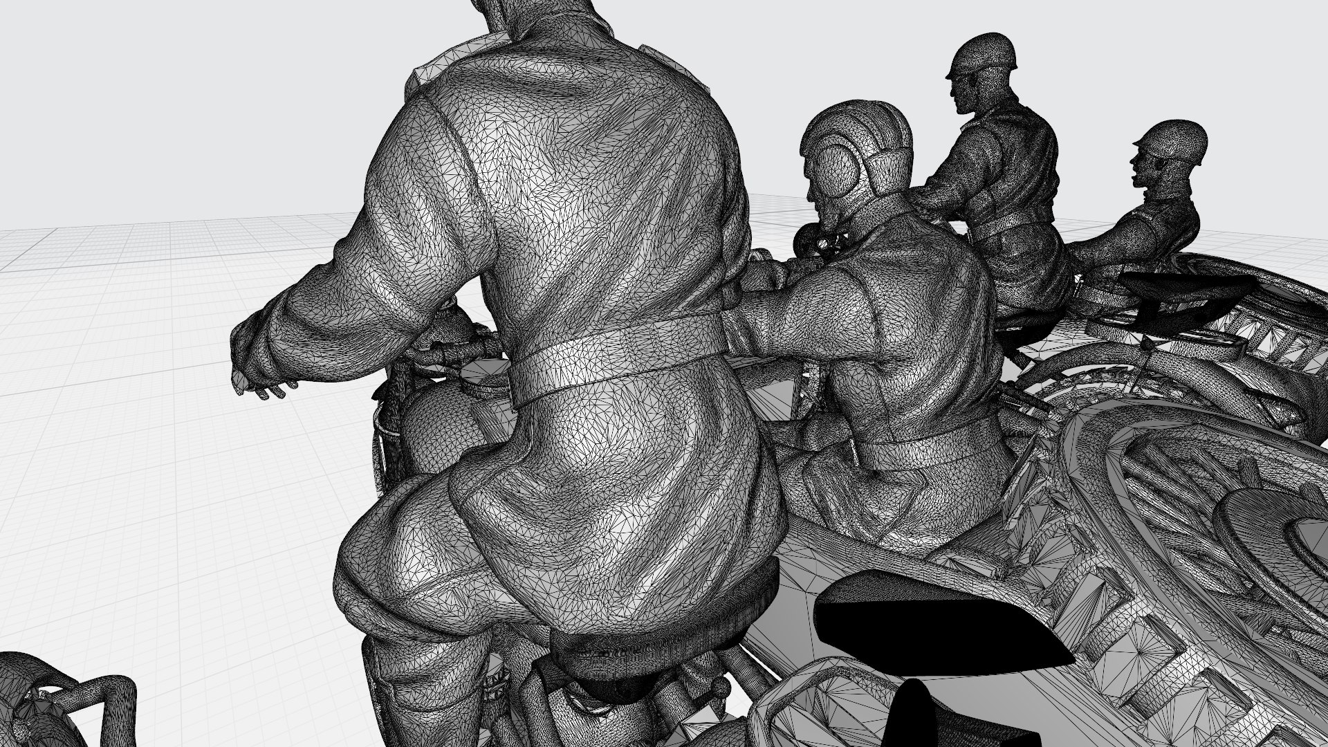 Military On A Bike Model - TurboSquid 1946505