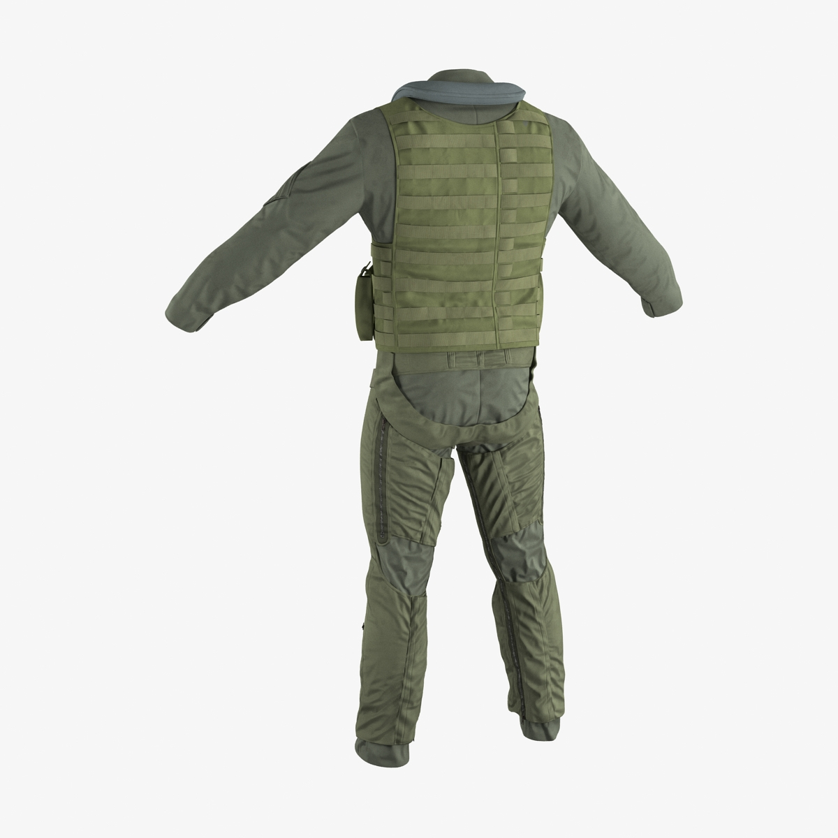 military jet fighter pilot 3d obj