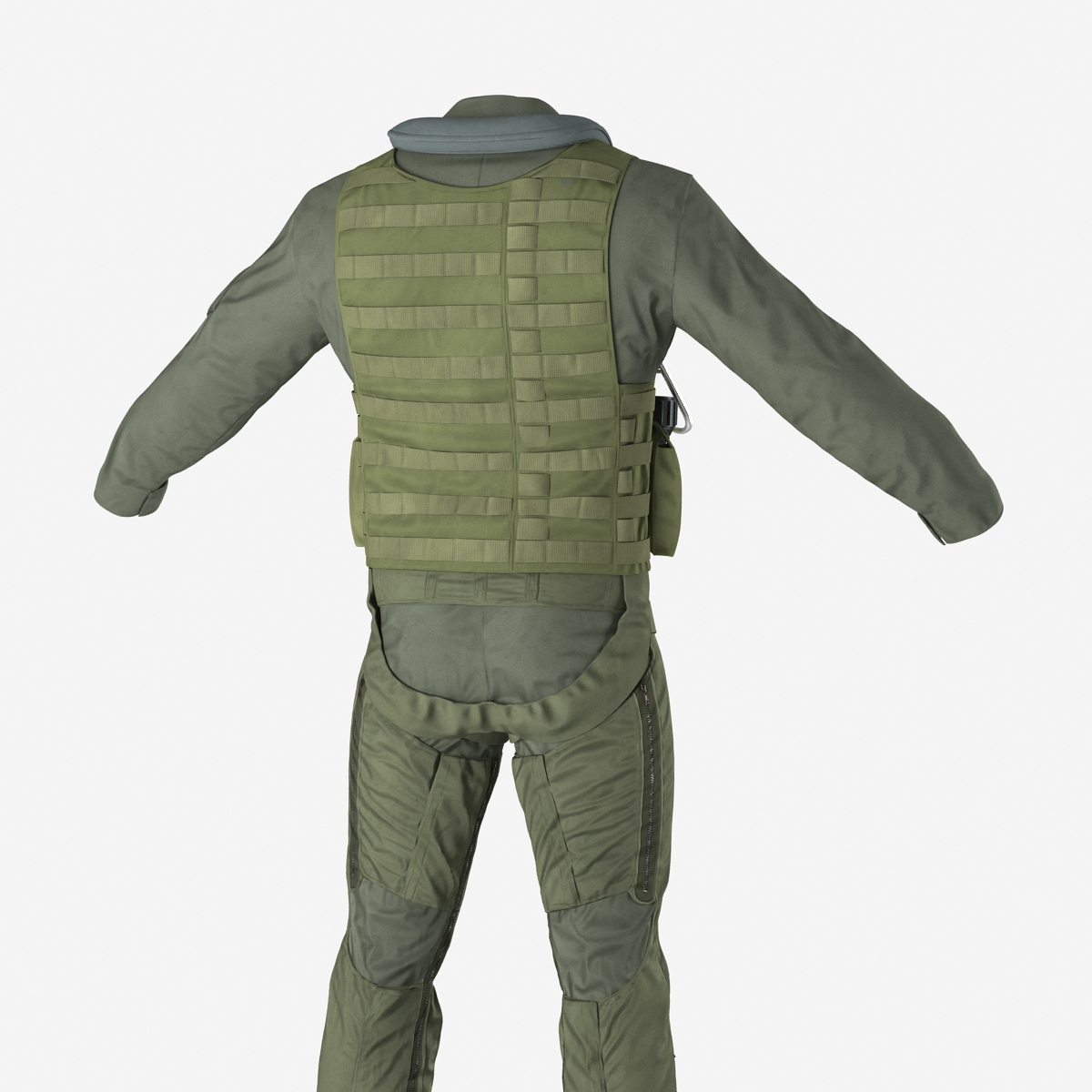 military jet fighter pilot 3d obj