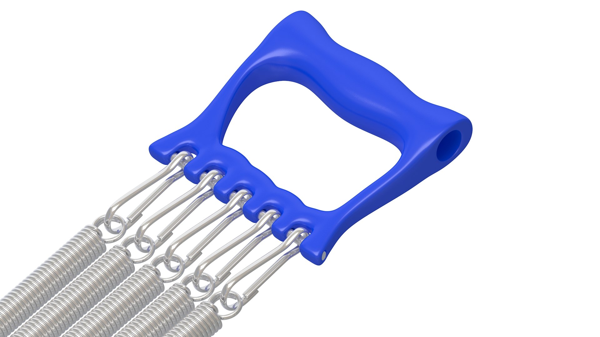 Spring Chest Expander Blue 3D - TurboSquid 2015708