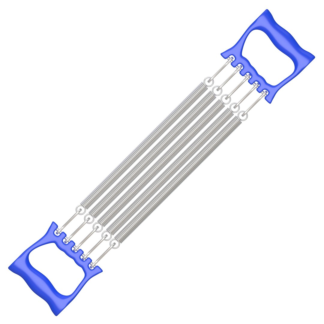 Spring Chest Expander Blue 3D - TurboSquid 2015708