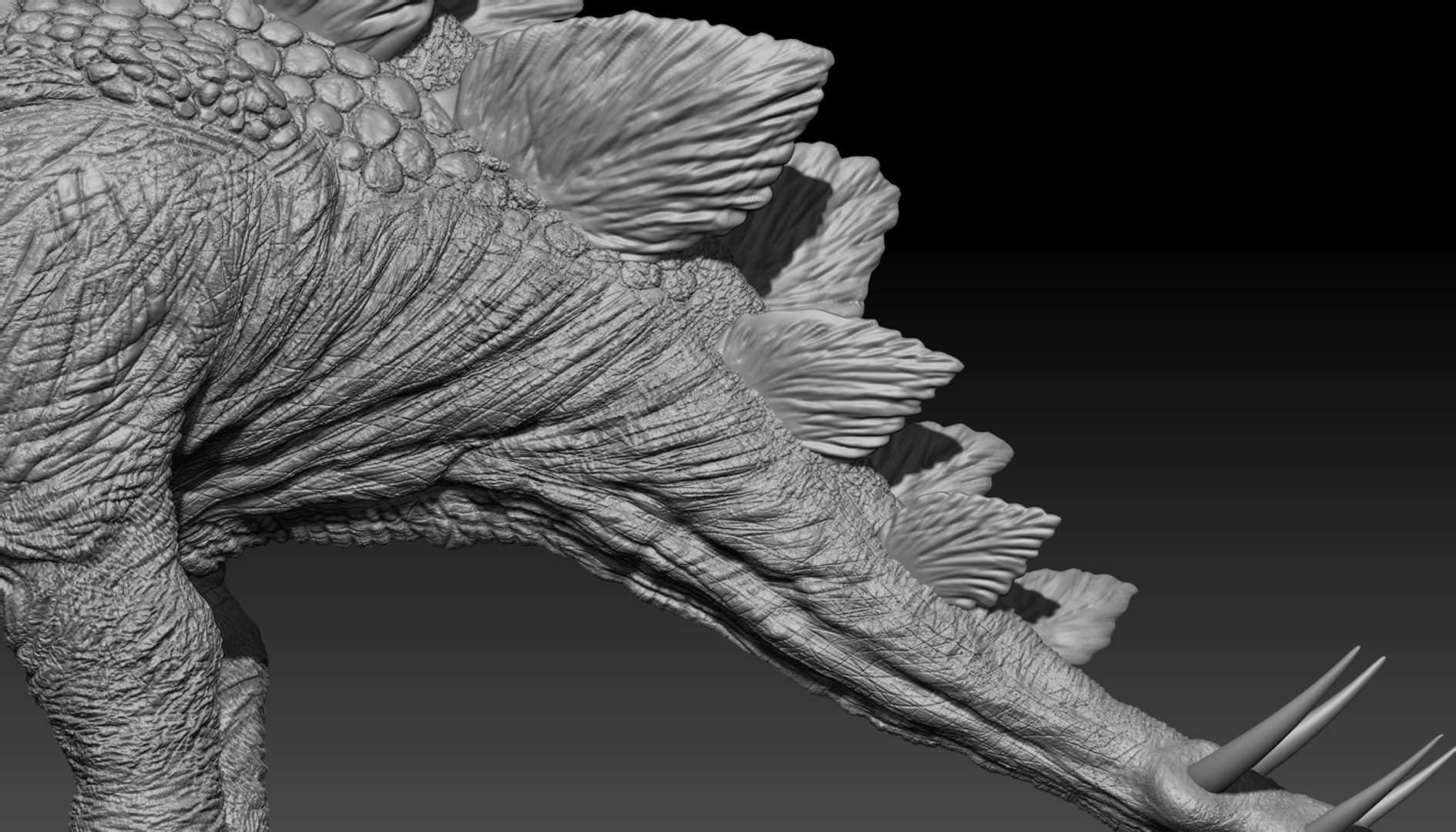 Stegosaurus rigged stego 3D model - TurboSquid 1310852