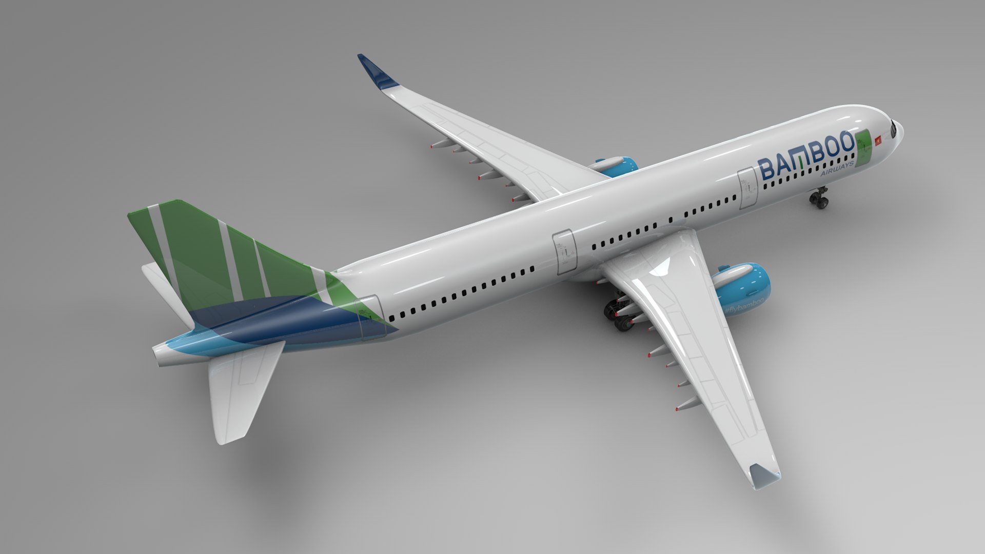 3D Airbus A321 Neo Bamboo Model - TurboSquid 1443753