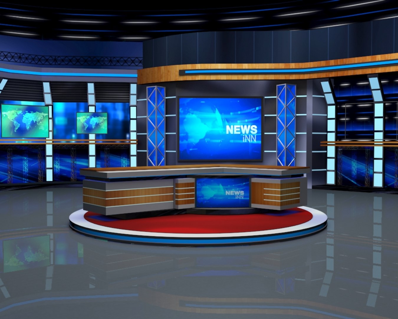 3d Virtual Set Program Model